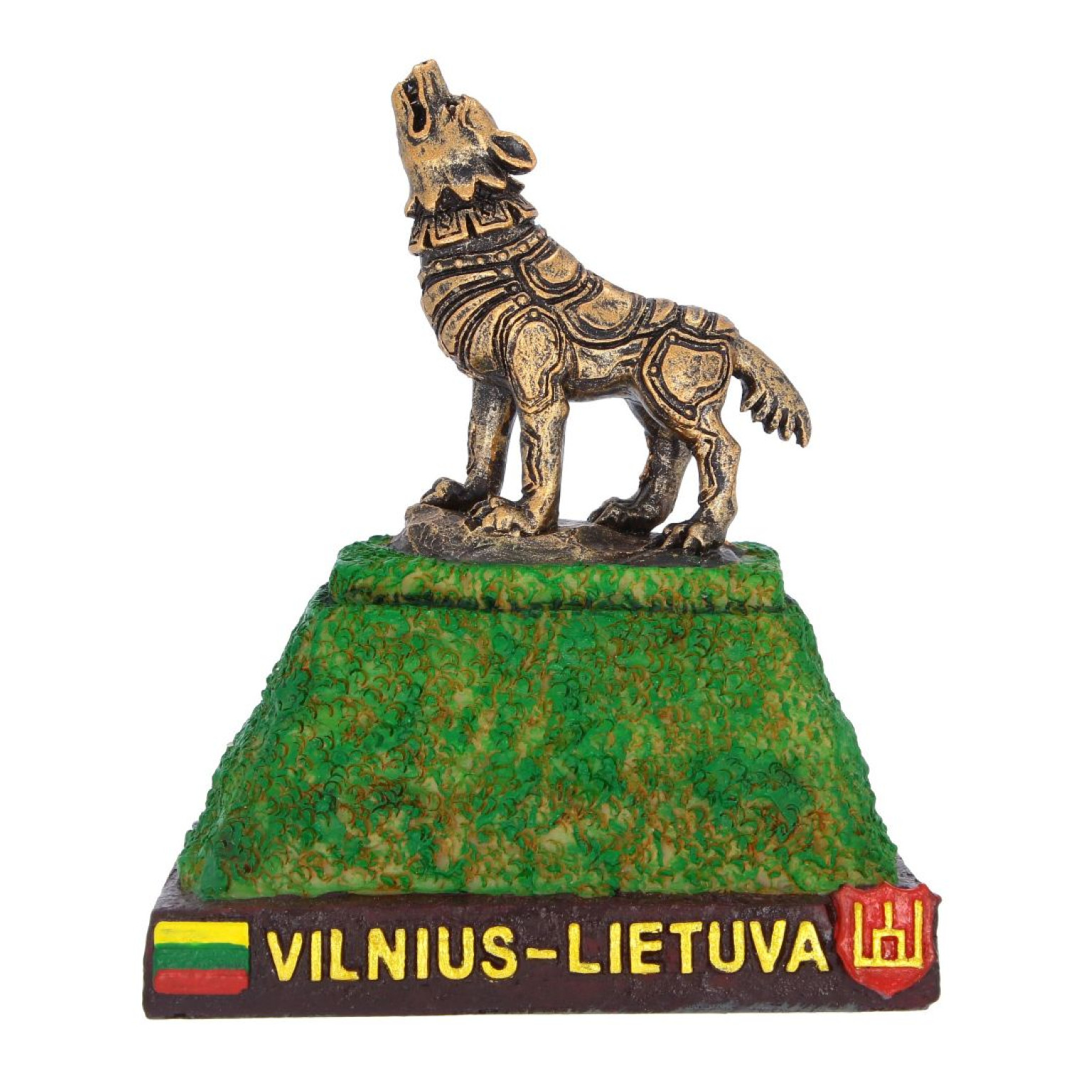 Skulptūra suvenyras Vilnius Geležinis vilkas